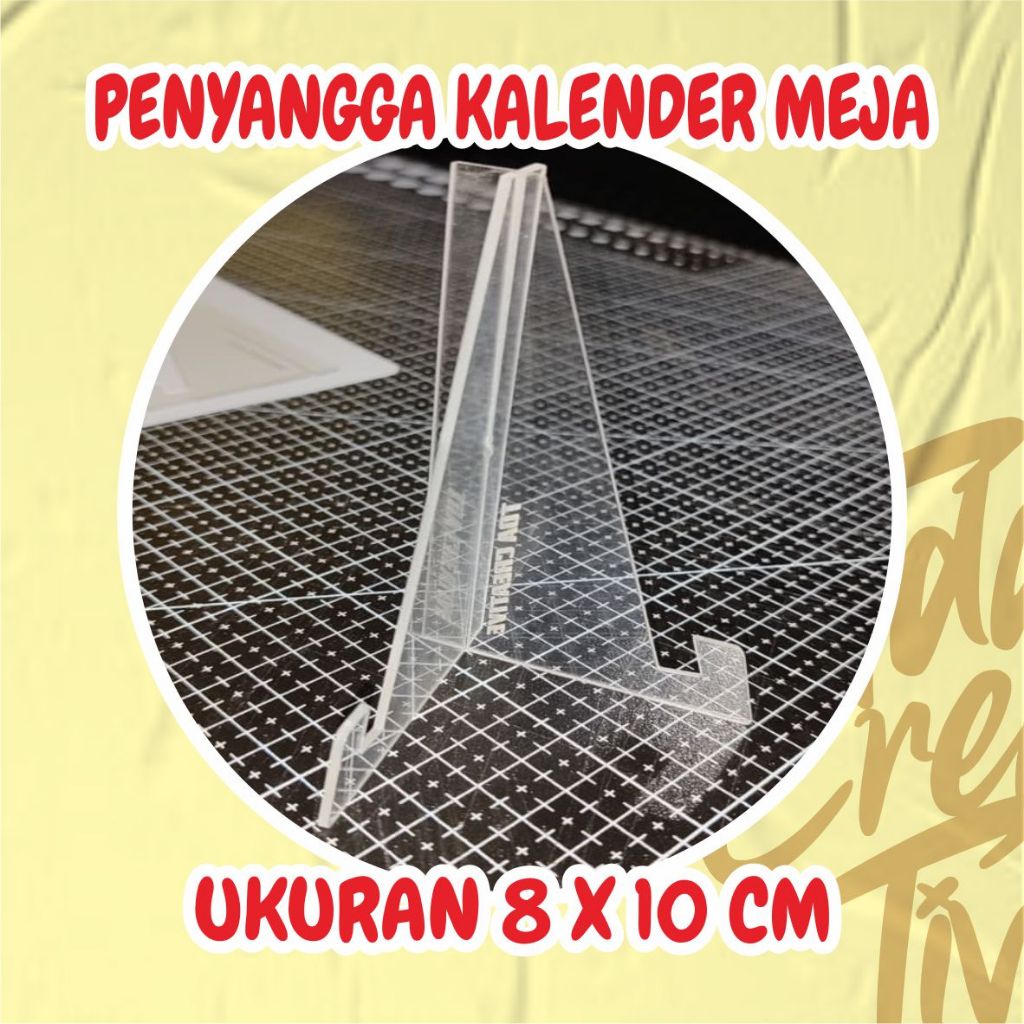 Jual Stand penyangga Kalender, Foto bahan akrilik kokoh ukuran 8x10 cm ...