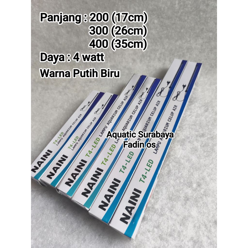 Jual Lampu Led Aquarium Aquascape Murah Warna Putih Biru Nyala Super ...