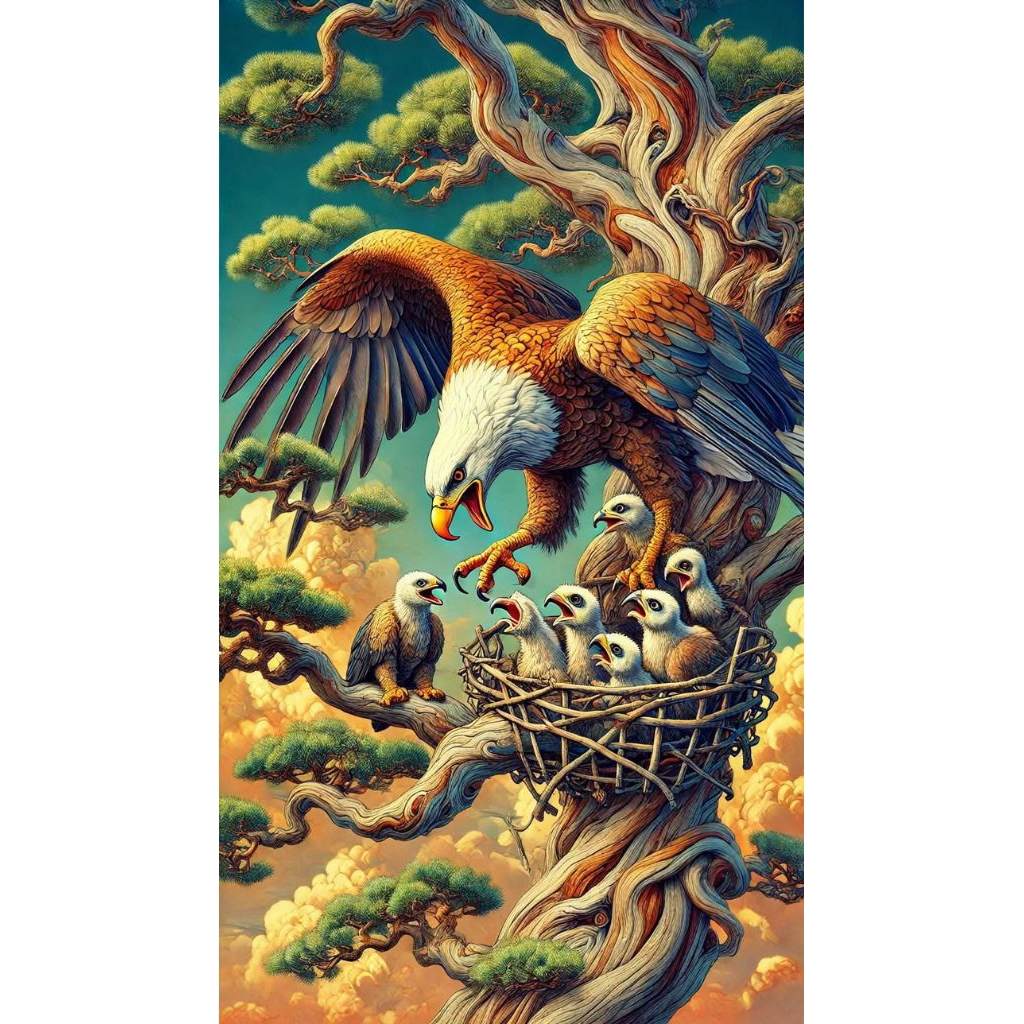 Jual poster cetak burung rajawali S29,hiasan dinding,ukuran jumbo ...