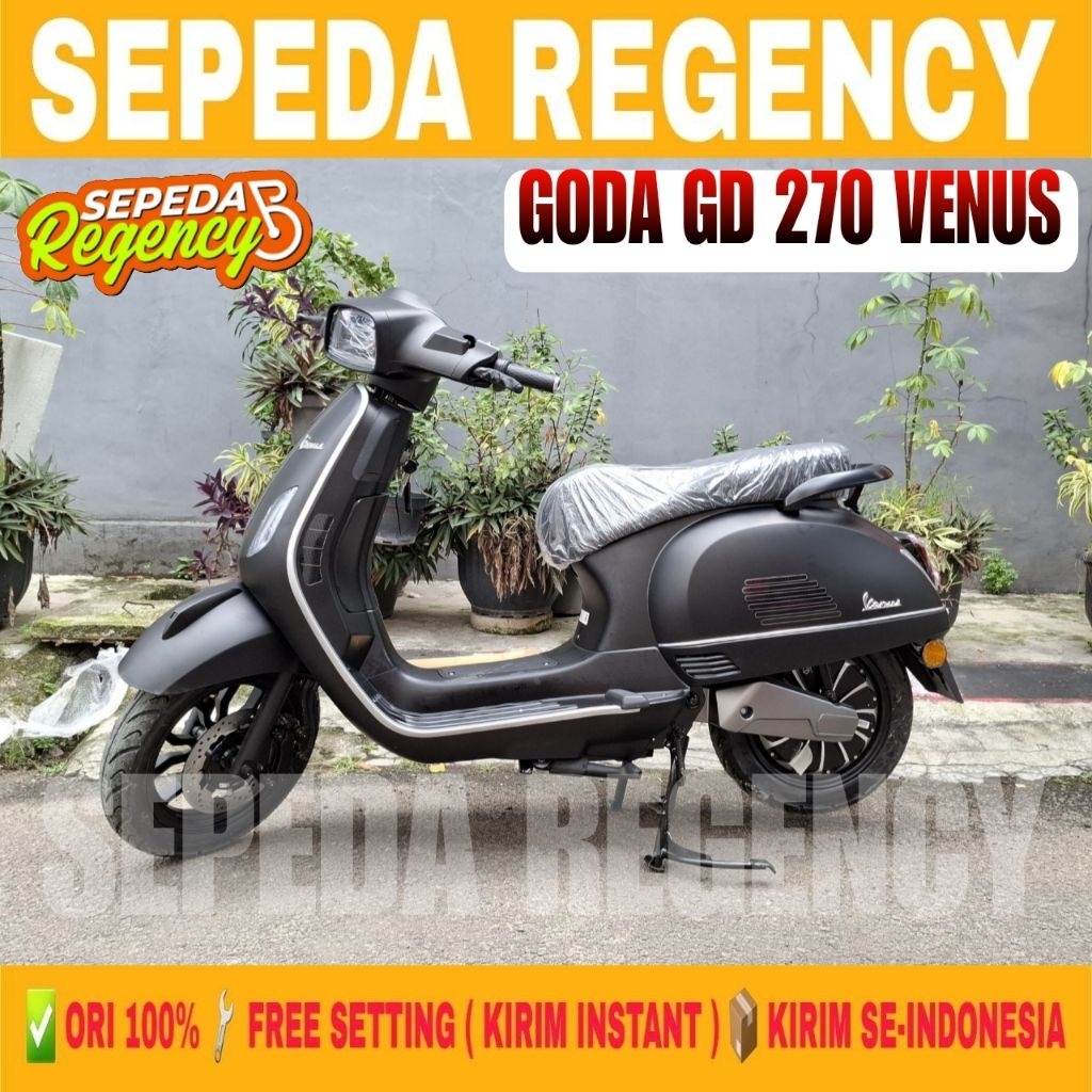 Jual Sepeda Motor Listrik GODA VENUS GD 270 Electric Bike Power 3000 ...