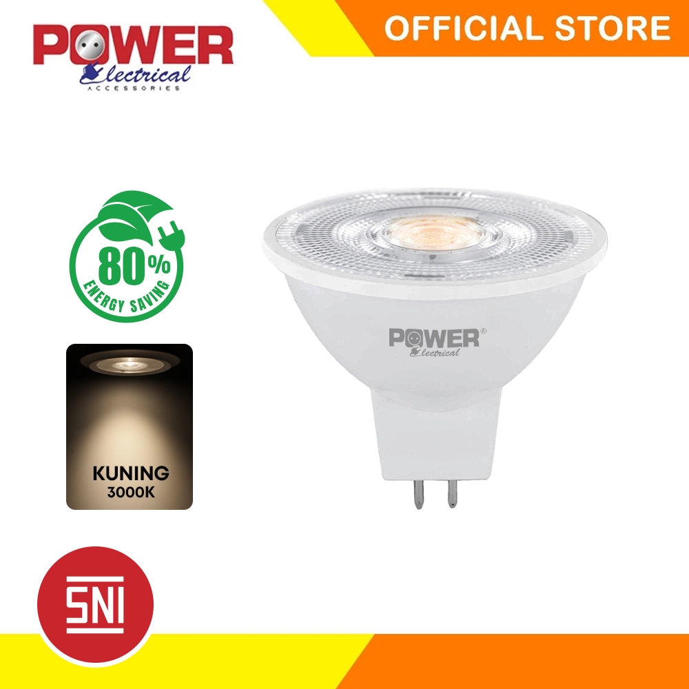 Jual Power Electrical Lampu LED MR16 Spot Light MR-16 5W LED COB Hemat ...