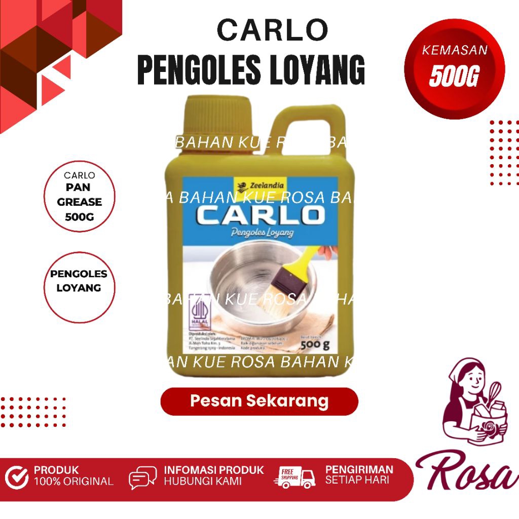 Jual Carlo Zeelandia Pengoles Loyang 500g | Shopee Indonesia