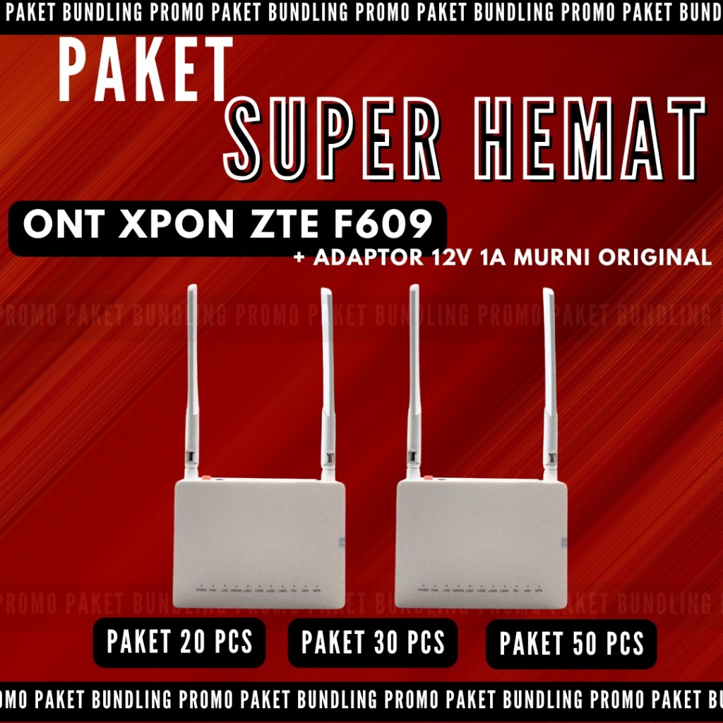 Jual PAKET HEMAT ZTE F609 V9 ONT XPON | Shopee Indonesia