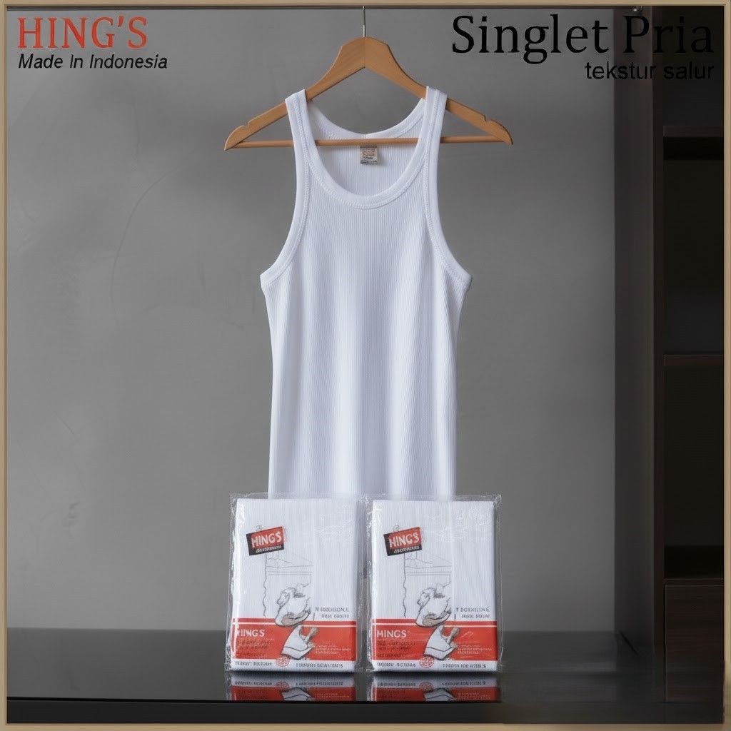 Jual ( 3pc ) Singlet Hing's | Singlet Hing Pria | Kaos Dalam Pria Salur ...