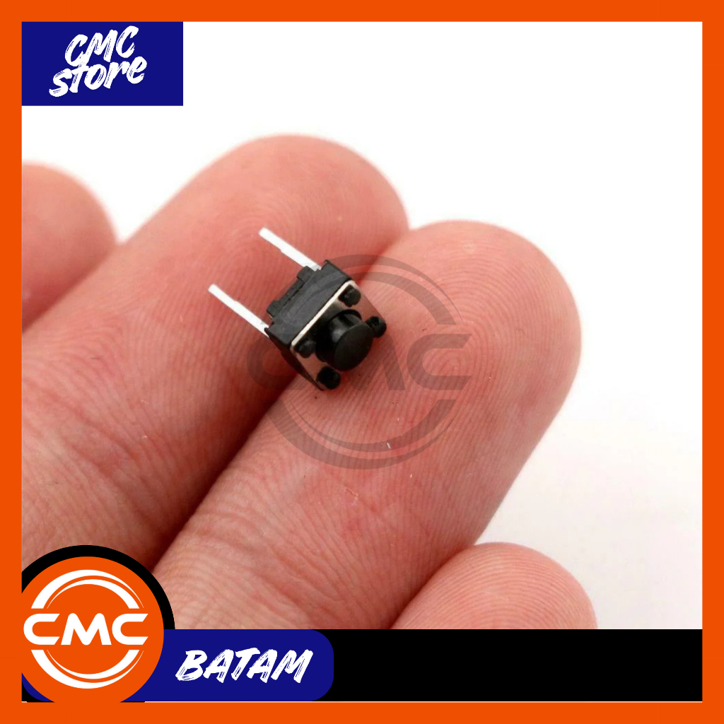 Jual Push Button 6x6x5mm 2p Tactile Micro key switch 6x6x5 mm 2 pin ...
