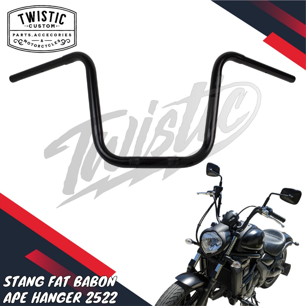 Jual Stang Fat Babon Ape Hanger Tinggi Motor Kawasaki Vulcan 650 SM V16 ...