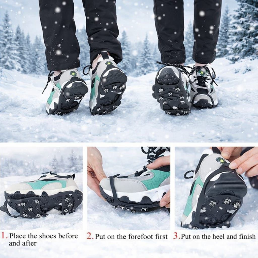 Jual RAJAWINTER 2pcs Grip Ice Cleats Alas Sepatu Winter Salju Anti Slip ...