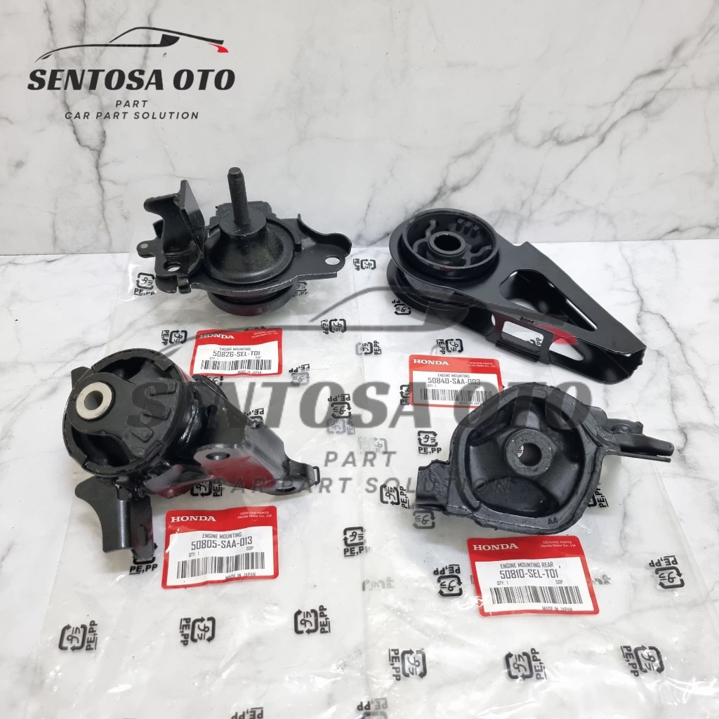 Jual Engine Mounting Set Kanan Kiri Belakang Kiri Bawah Jazz GD3 City ...