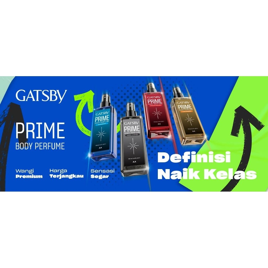 Jual Gatsby Prime Body Perfume 100ml | Shopee Indonesia