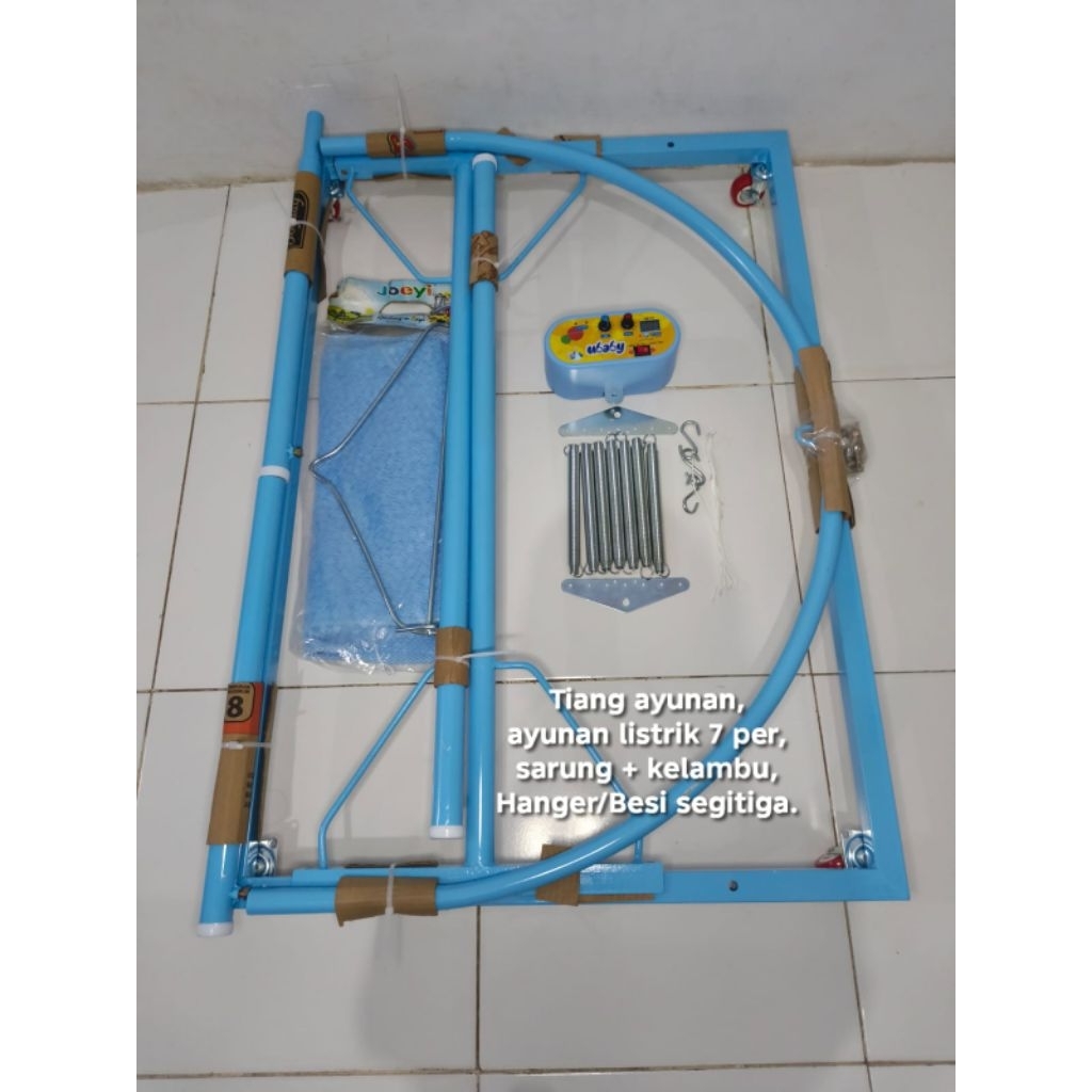 Jual Sepaket Ayunan listrik Dan Tiang 7 per Kuning, 4IN1 Biru, Pink ...