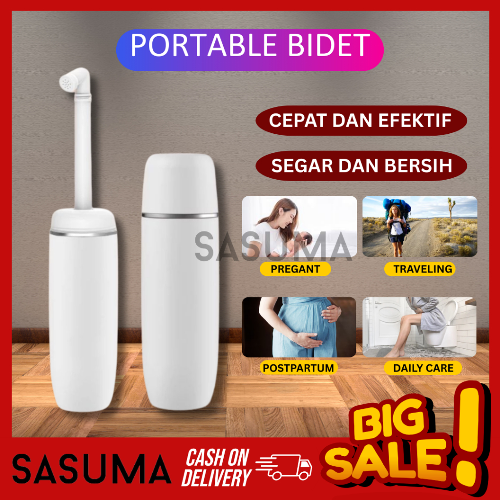 Jual SASUMA Portable Travel Bidet Sprayer Botol Cebok Semprotan Toilet ...