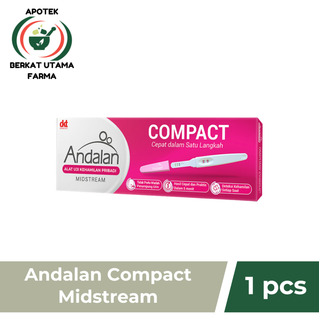 Jual Andalan Compact Midstream Pregnancy Test Pack - Alat Tes Kehamilan ...