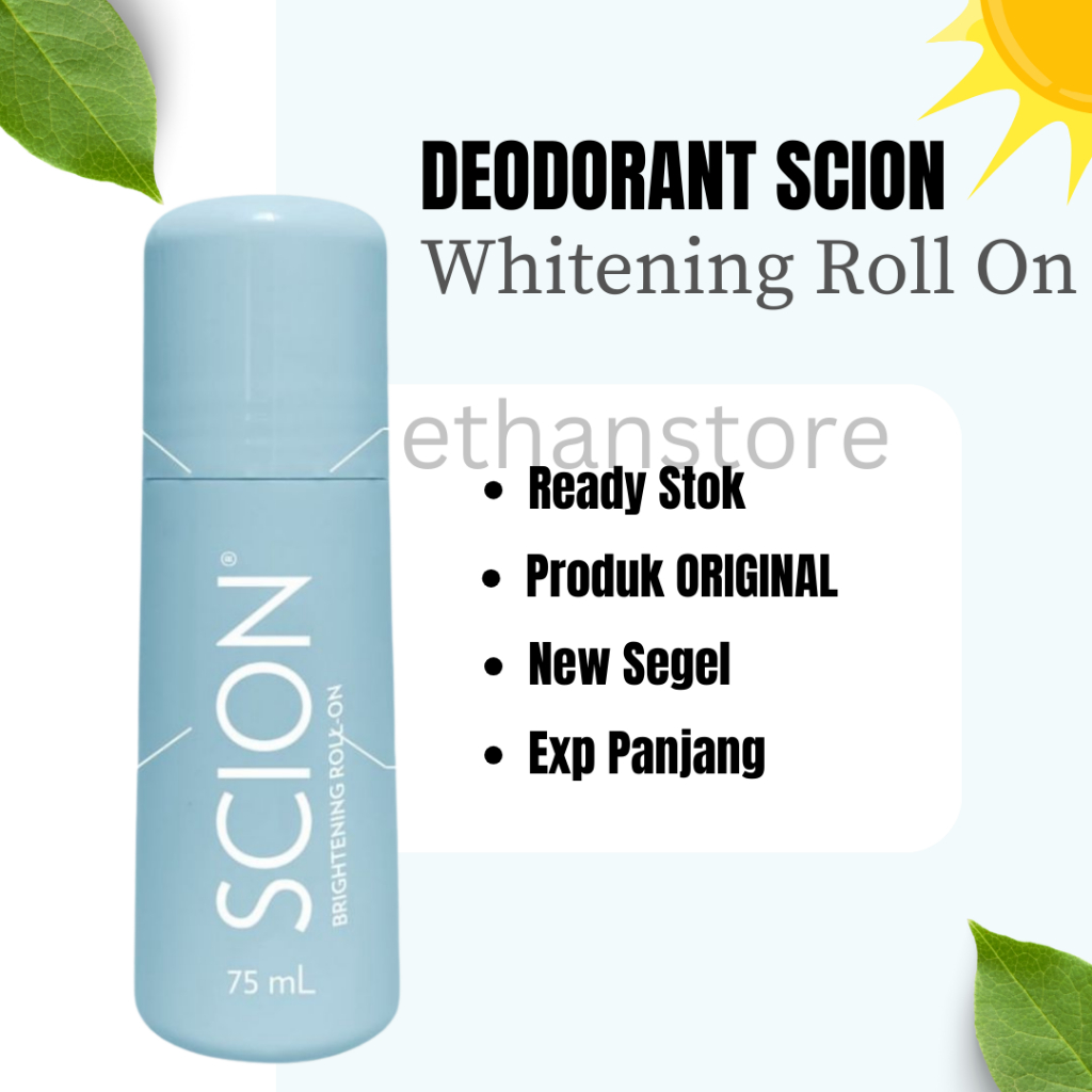 Jual Deodoran Roll On Scionn Pencerah Anti Bau Ketiak Kemasan Terbaru ...