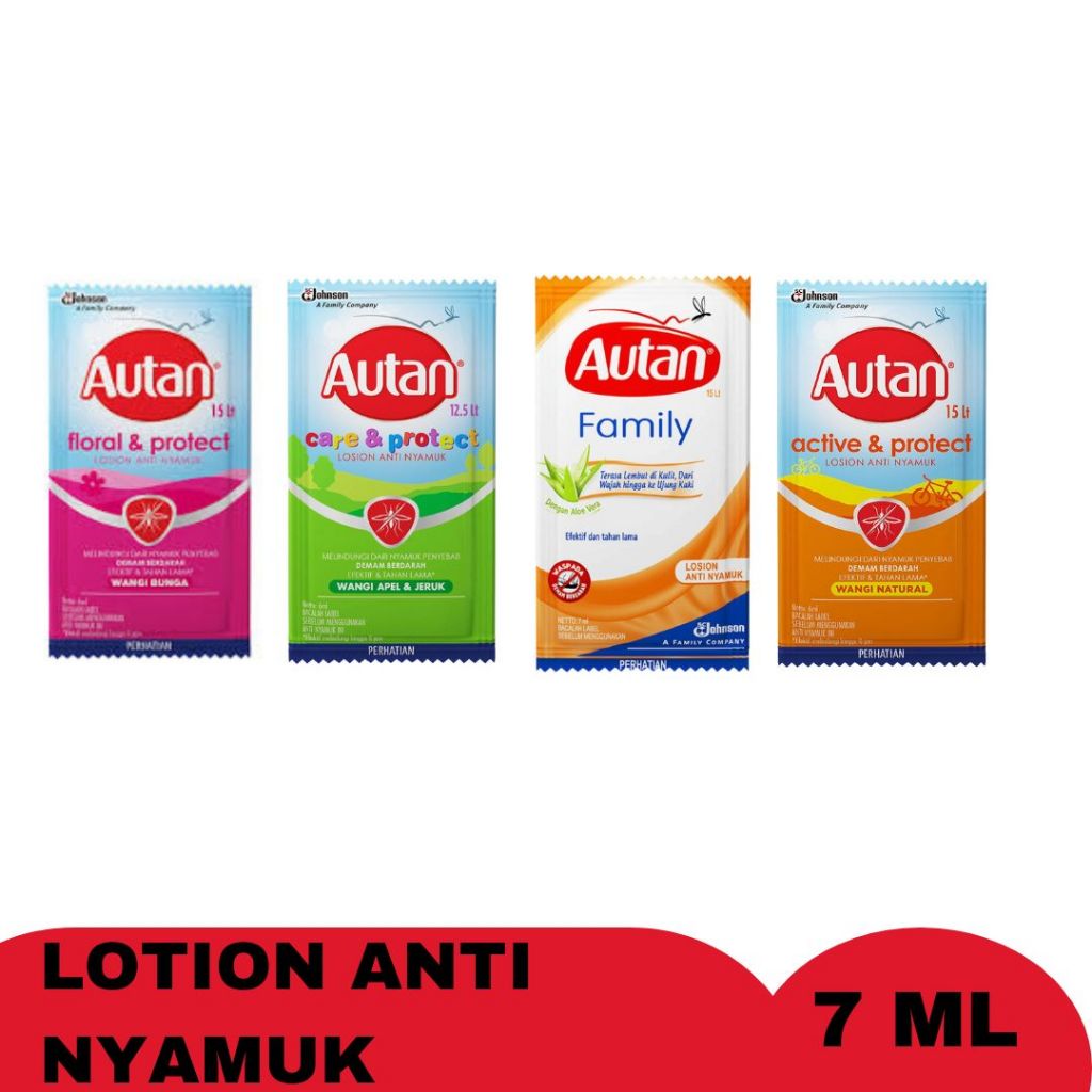 Jual Autan Lotion Anti Nyamuk Sachet 7ml Isi 12 Pcs (1 Renceng ...