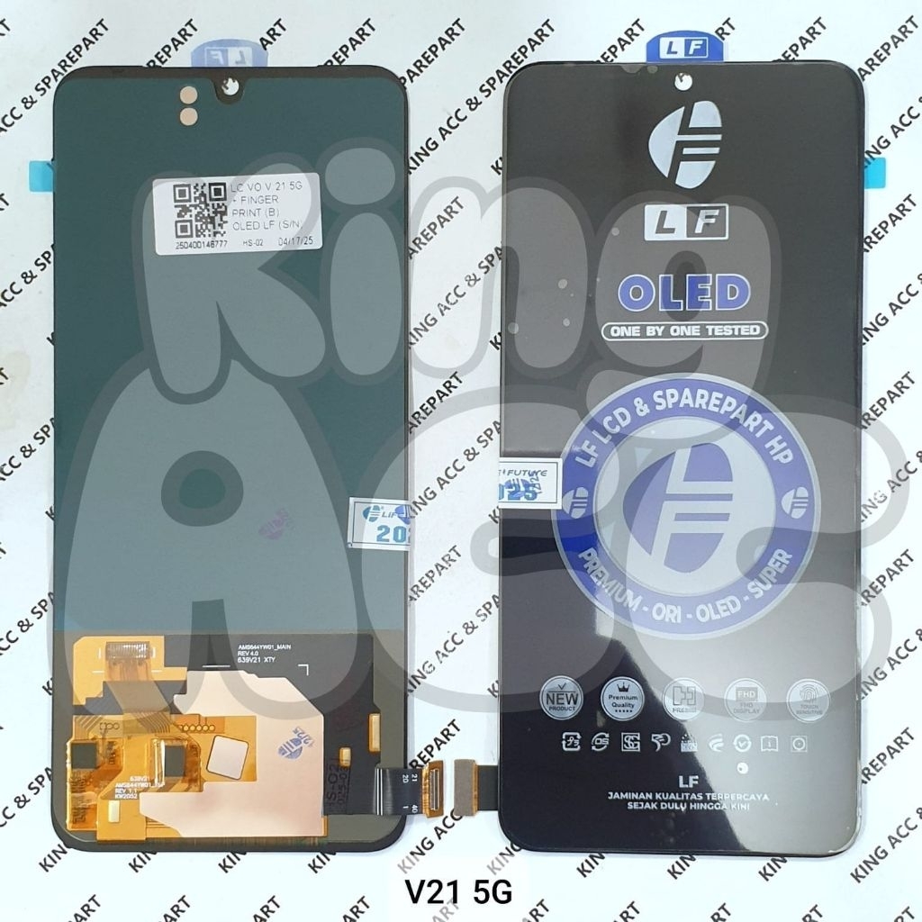 Jual LCD TOUCHSCREEN VIVO V21E / V21 5G / V25 5G / V25E / T1 PRO BLACK ...