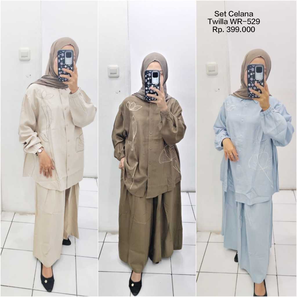 Jual Venka Set Celana Twilla WR-529 | Shopee Indonesia