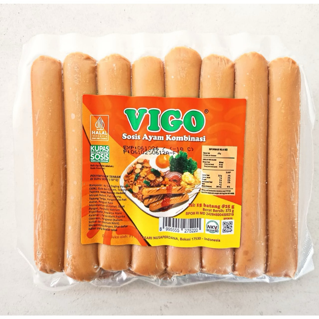 Jual VIGO sosis ayam kombinasi 375 gr | Shopee Indonesia