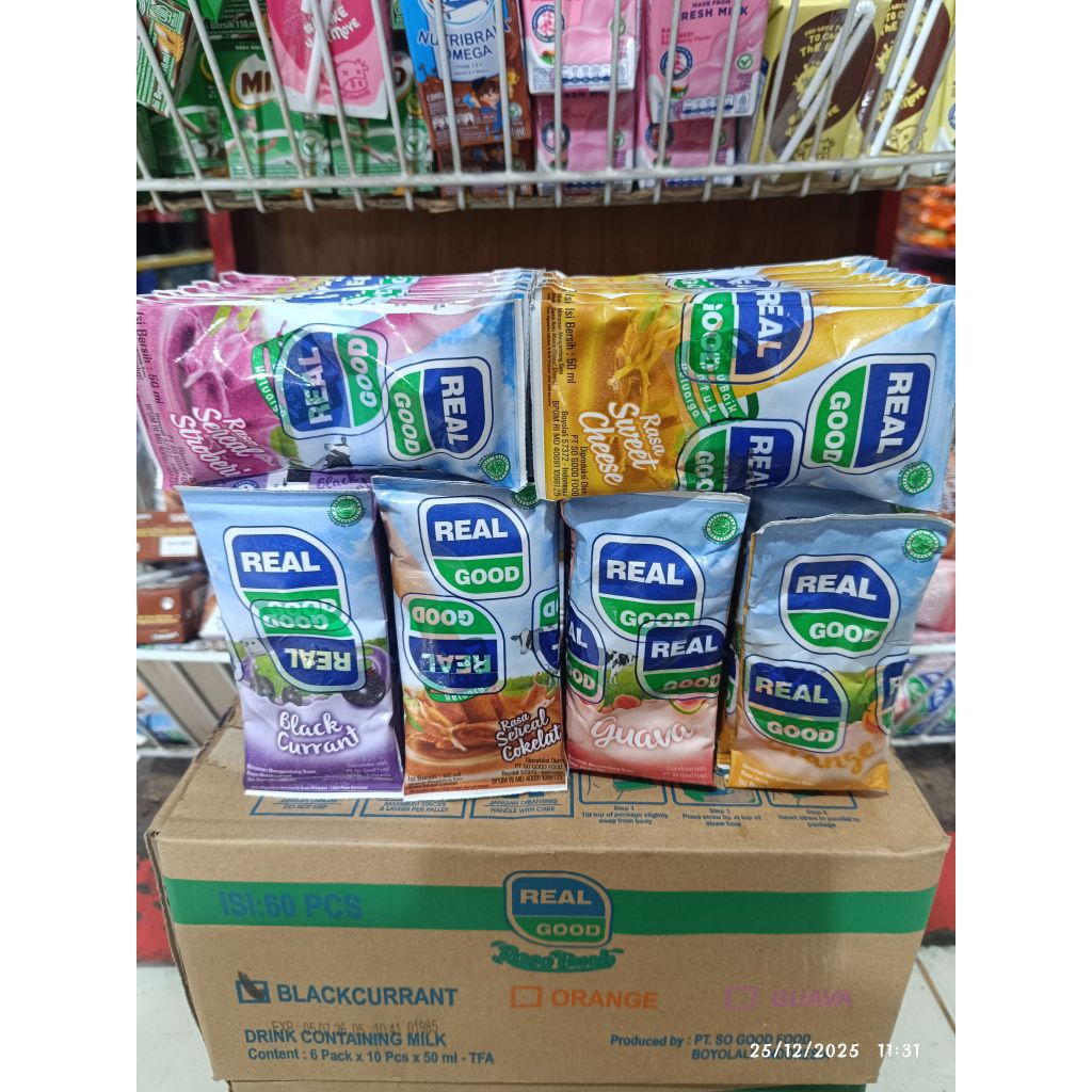 Jual Susu Real Good pack all varian (10pcs) | Shopee Indonesia