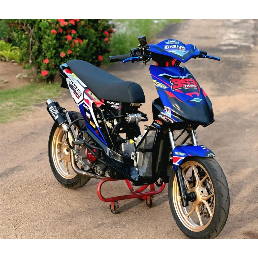 Jual Decal Striping Stiker Full Body Motor Honda Beat Karbu Carbu Old ...