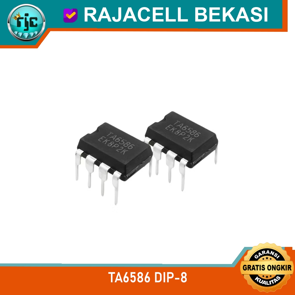 Jual IC TA6586 DIP-8 Dual Channel DC Motor Driver TA6586 Bridge Driver ...