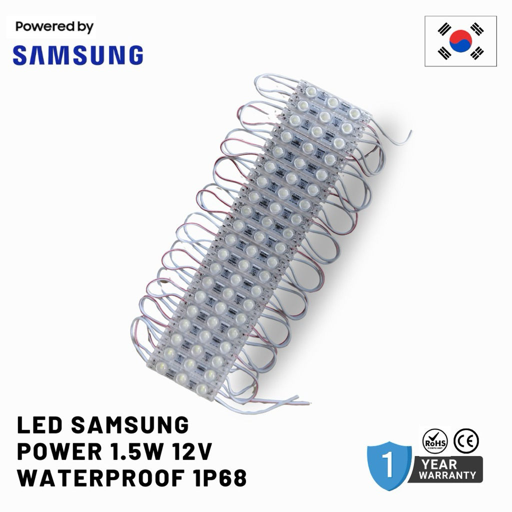 Jual LED MODULE SAMSUNG SASO IP 68 DC 12V 1.5W | Shopee Indonesia