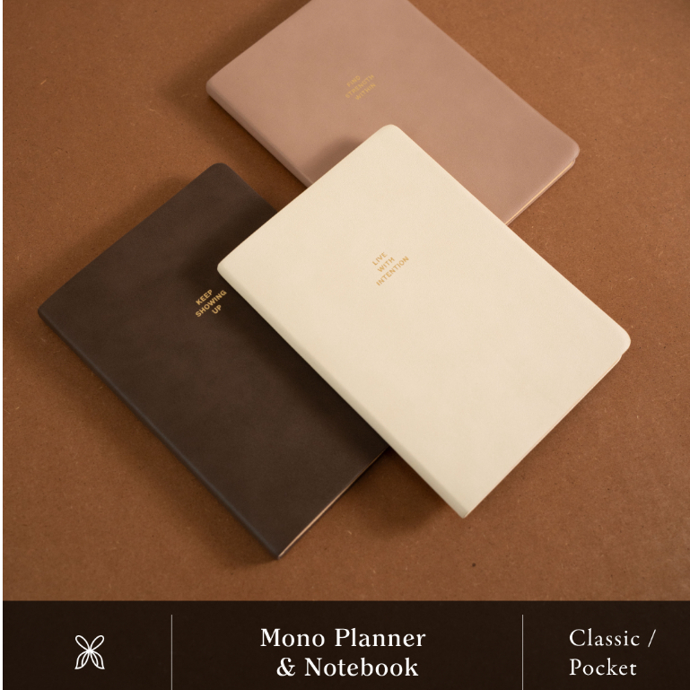 Jual Mono Series | Planner & Notebook | Agenda, Notes, Dotted, Lined ...