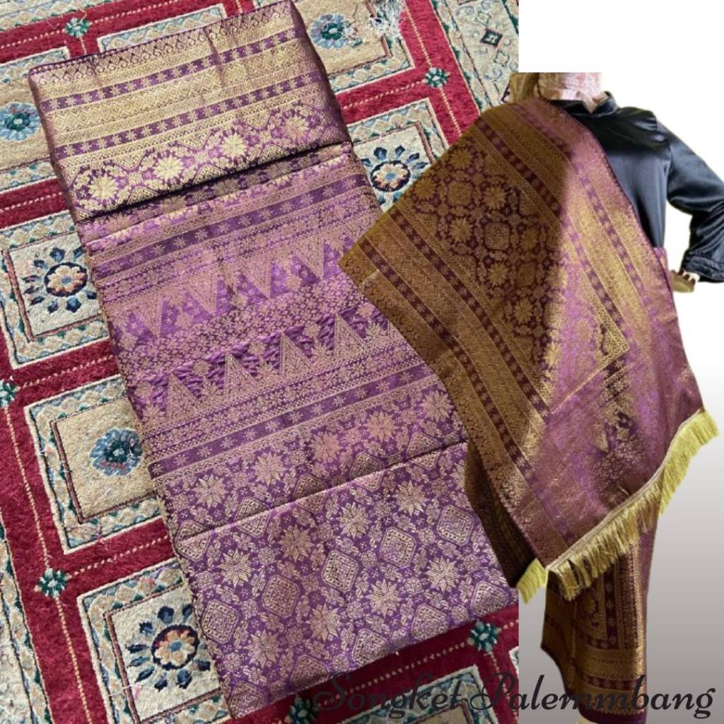 Jual Songket Pash - Songket Lepus Benang Gold Khas Palembang Berbagai ...
