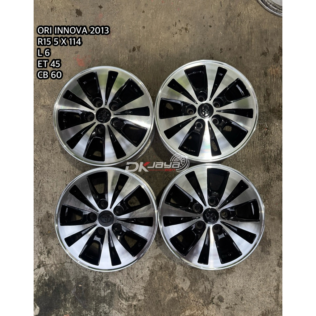 Jual VELG ORI INNOVA R15 5 X 114 (HARGA UNTUK 4PCS VELG) | Shopee Indonesia