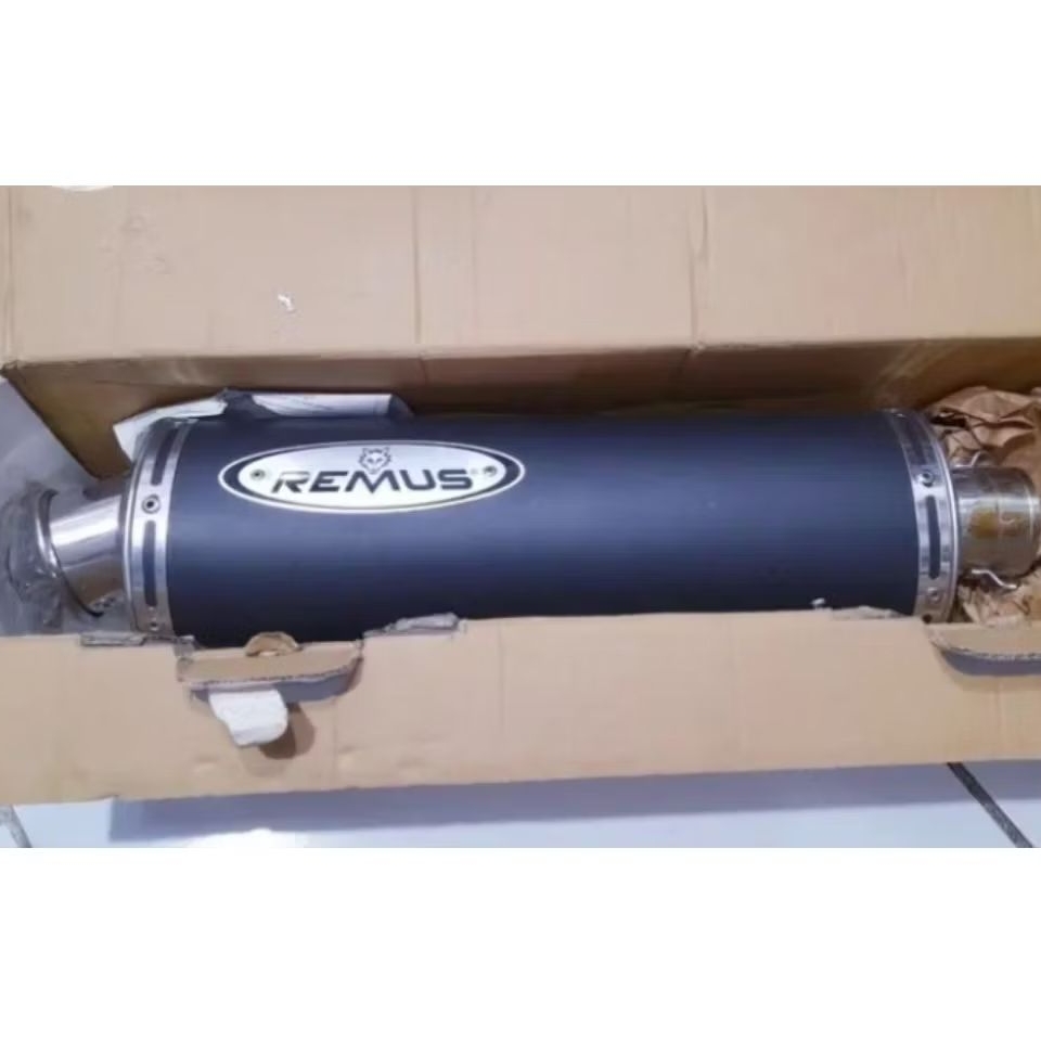 Jual knalpot silencer slip on ori remus kawasaki ninja 250 karbu (bulat ...