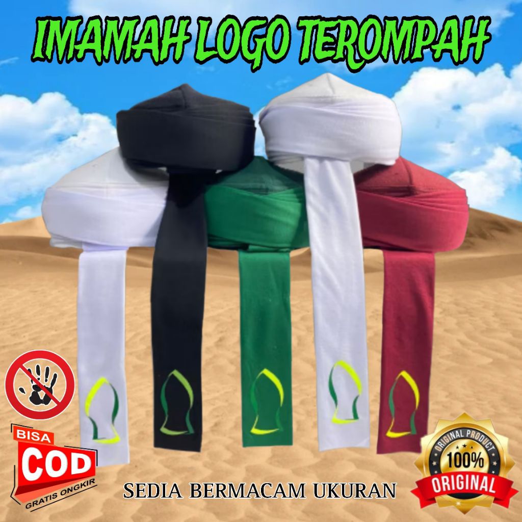 Jual Sorban Imamah Logo Terompah | Shopee Indonesia