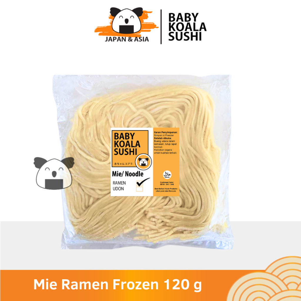 Jual MIE RAMEN Plain Frozen Tanpa Bumbu 120 g Halal | Ramen Noodle ...