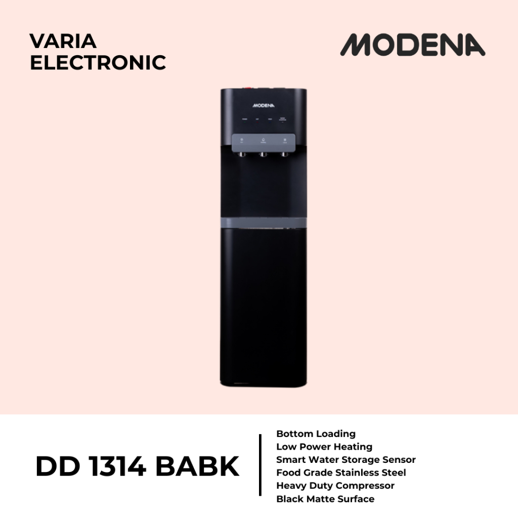 Jual Dispenser Air Galon Bawah MODENA DD 1314 BABK 3 Keran Compressor ...