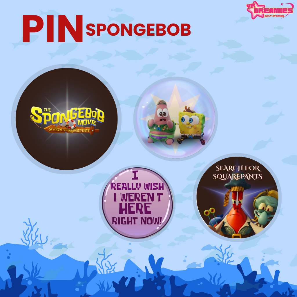 Jual Pin spongebob | pin button | spongebob | pin accessories ...