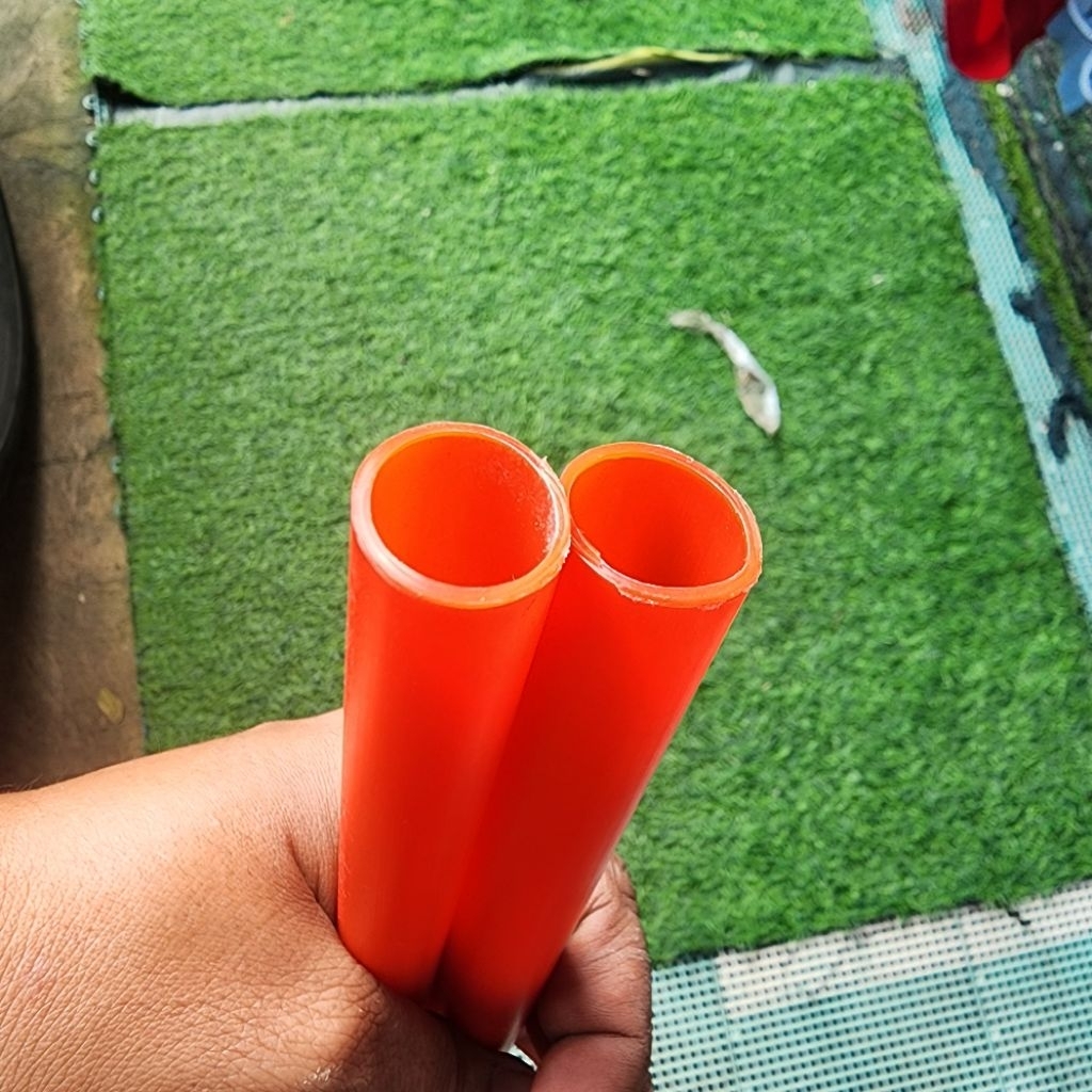 Jual Pipa Aquarium Tebal 5/8 Merah Panjang 1 Meter | Shopee Indonesia