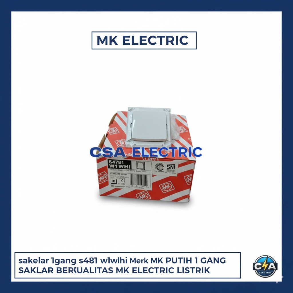 Jual sakelar 1gang s4781 w1whi Merk MK PUTIH 1 GANG SAKLAR BERKUALITAS ...