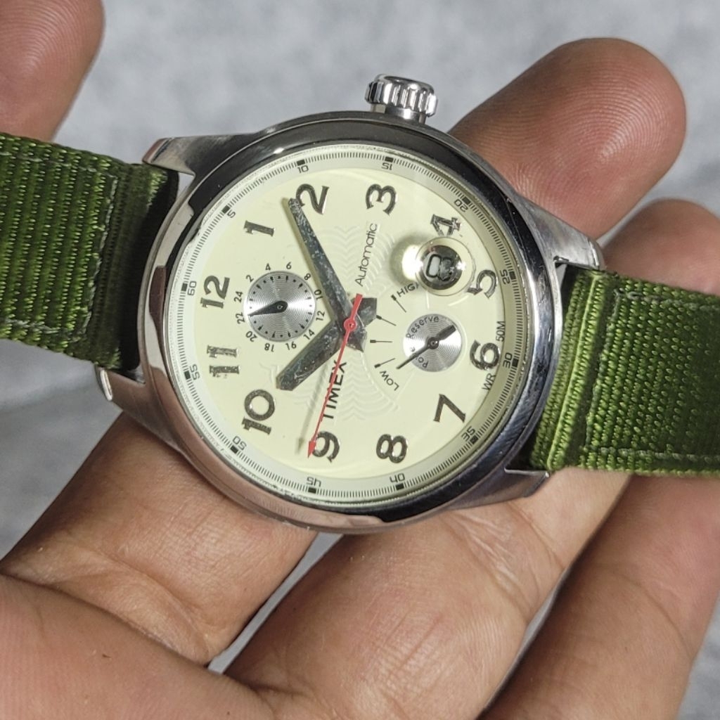 Jual TIMEX AUTOMATIC POWER RESERVE ORIGINAL - JAM TANGAN ORI SECOND ...