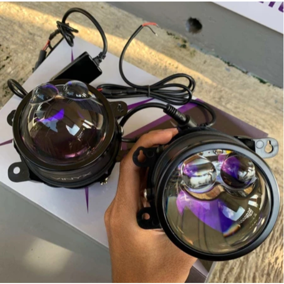 Jual PROMO!! VINYX FOGLAMP BILED DOUBLE LASER Q4 LASER 3 Warna 3 INCHI ...