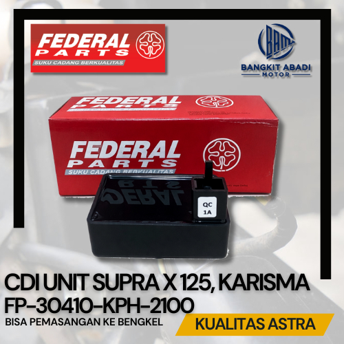 Jual Federal CDI Unit Supra X 125 Karisma Honda Kirana FP-30410-KPH ...