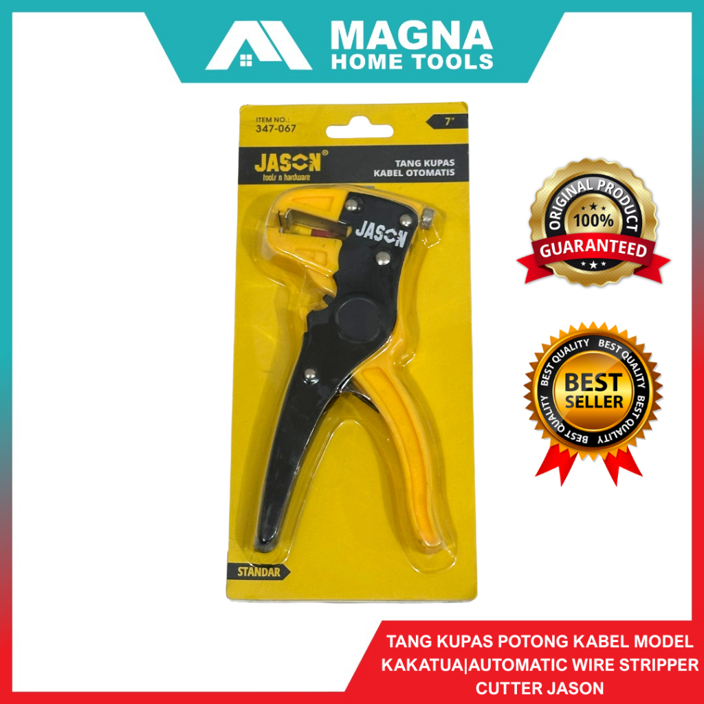 Jual Tang Kupas Potong Kabel Model Kakatua | Automatic Wire Stripper ...