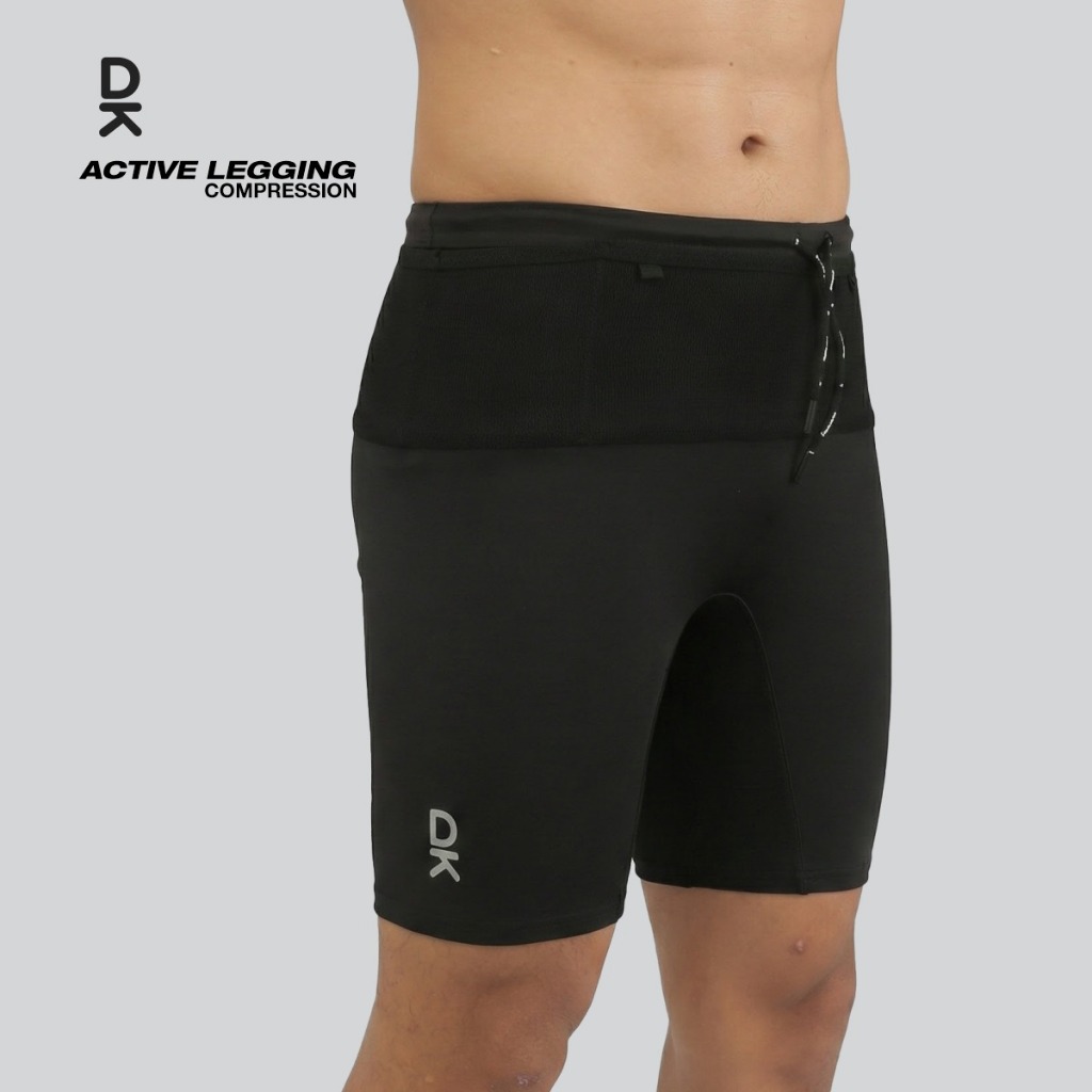 Jual Duraking Celana Legging Pendek Olahraga Pria - Running Active ...