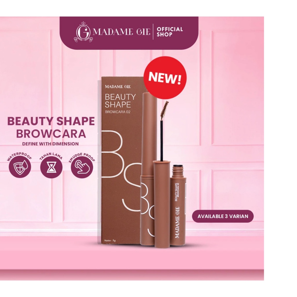 Jual Madame Gie Beauty Shape Browcara - Make Up Mascara Alis - Eyebrow ...