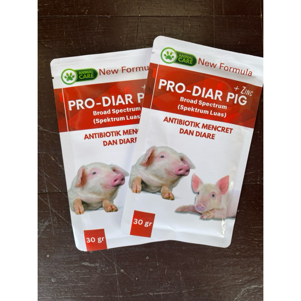 Jual PRODIAR PIG OBAT MENCRET DAN DIARE BABI POWDER 30G | Shopee Indonesia