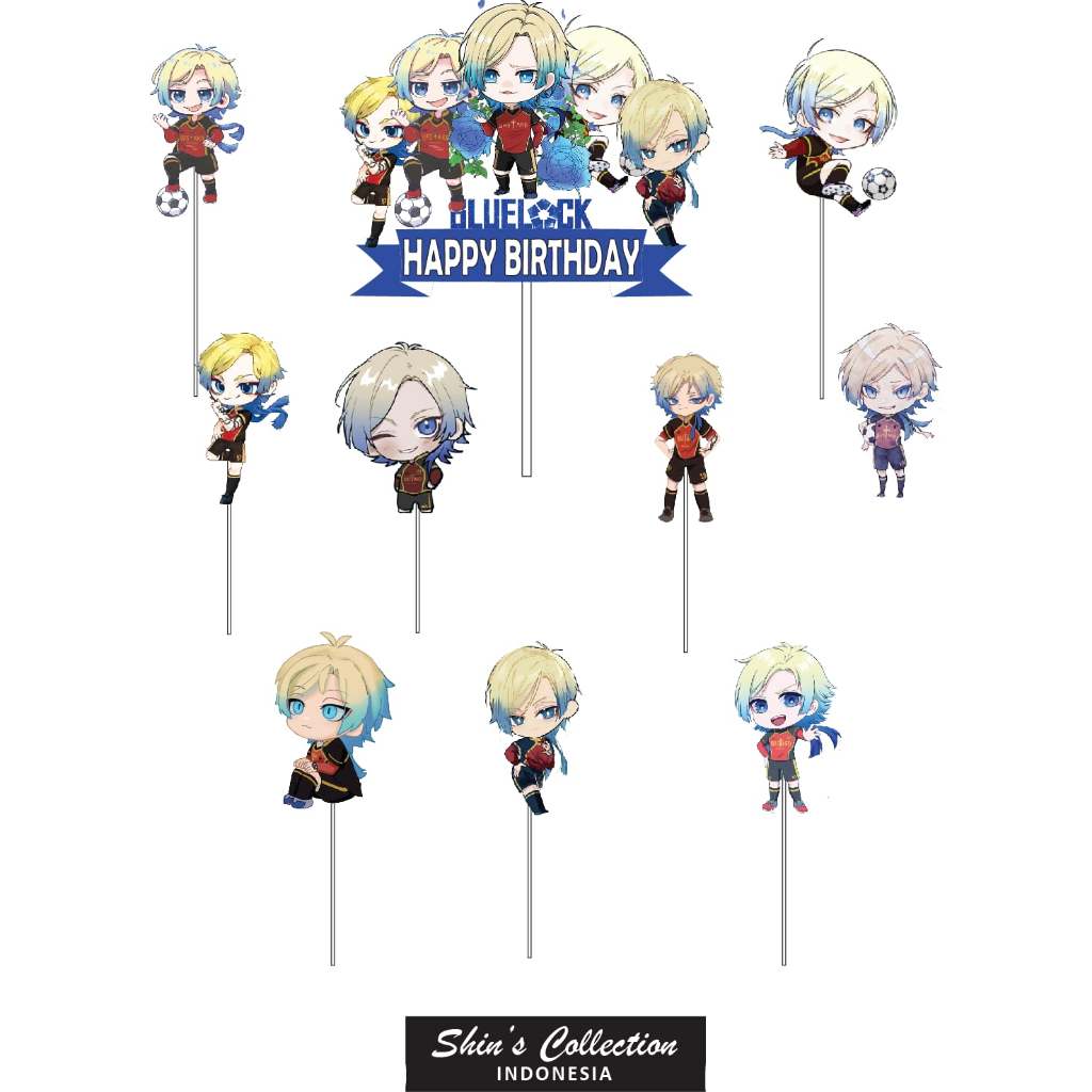 Jual Cake topper Michael Kaiser Blue Lock | Shopee Indonesia