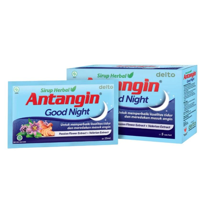 Jual Antangin Good Night Syrup Herbal Box 5 Sachet | Shopee Indonesia