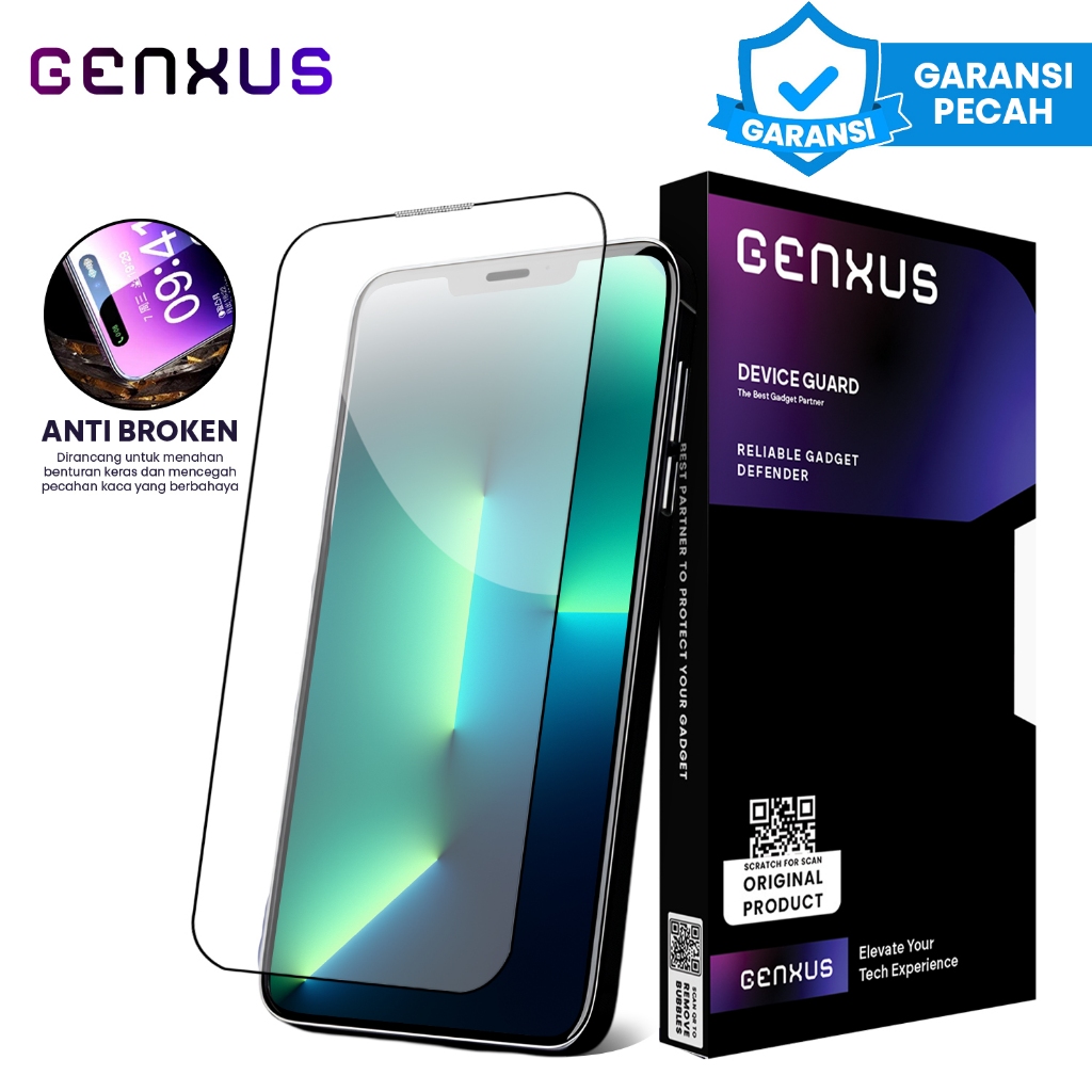 Jual Genxus Tempered Glass Anti Pecah Anti Broken Screen Protector for ...