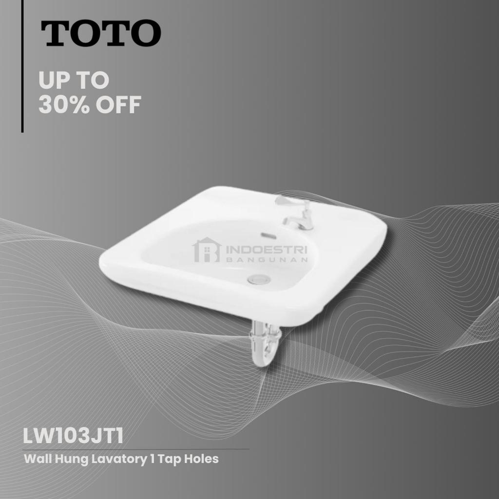 Jual Wastafel Wall Hung TOTO LW103JT1 / TOTO Wastafel Gantung (Body ...