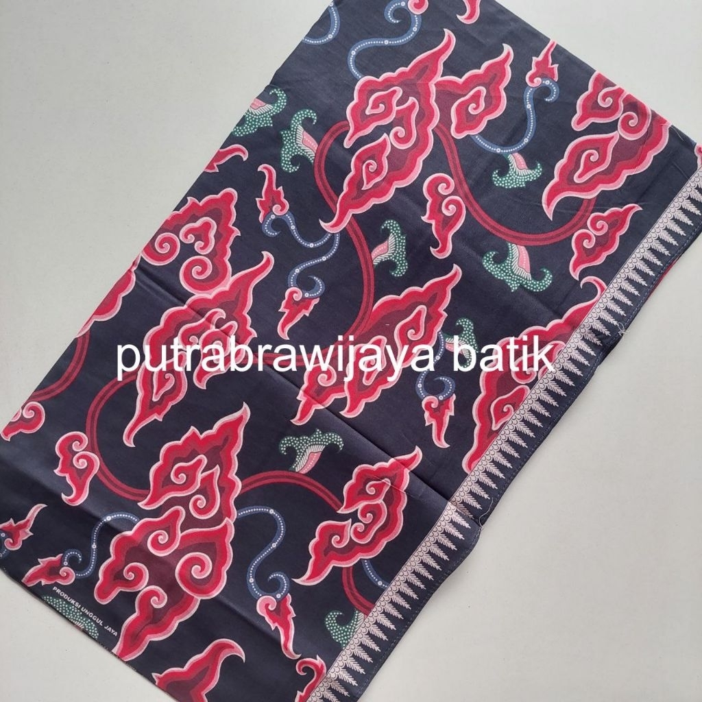 Jual Kain batik print Awan Mega Mendung Bahan Katun Halus Adem Fashion ...