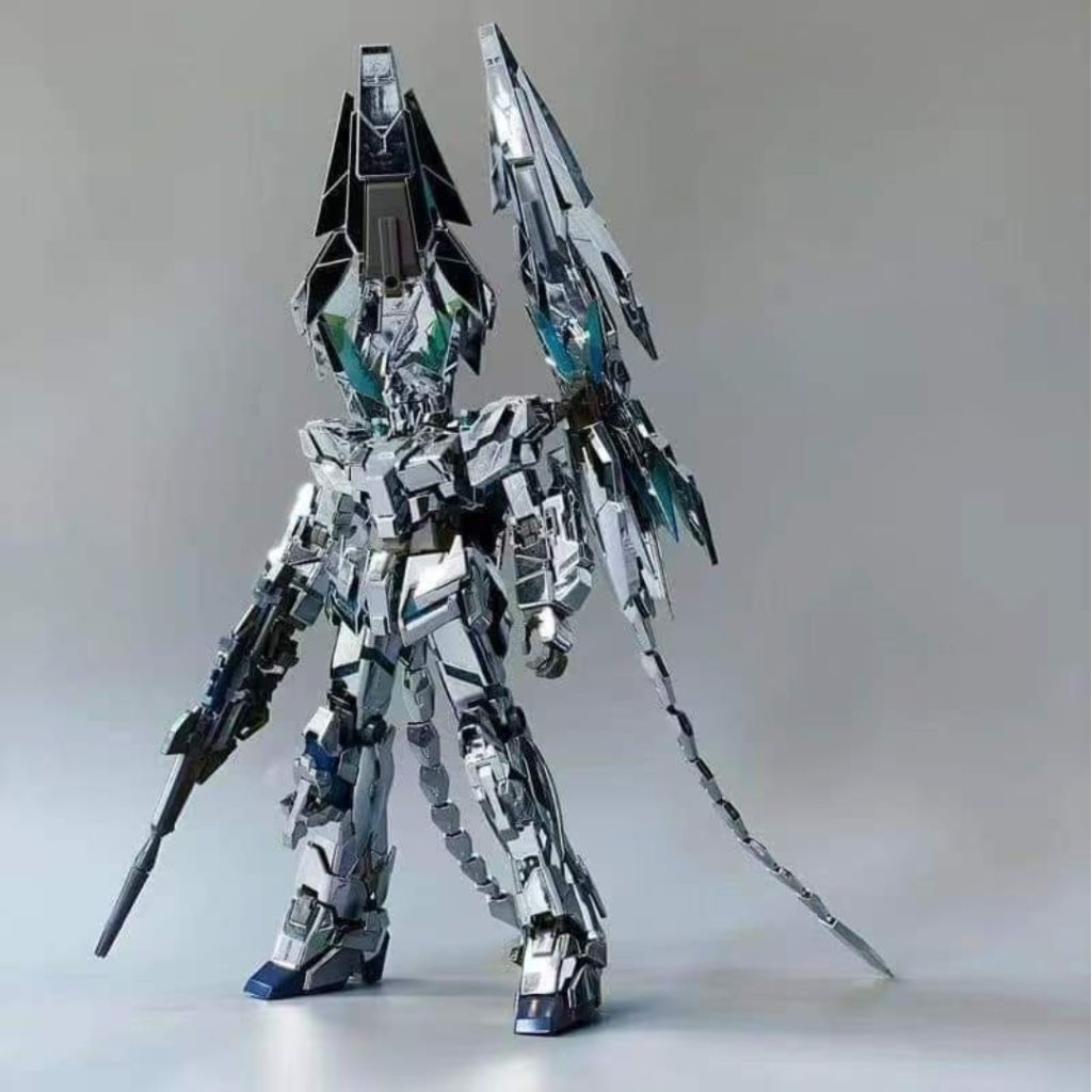 Jual Daban MG 1/100 Phenex Silver Version Model Kit | Shopee Indonesia