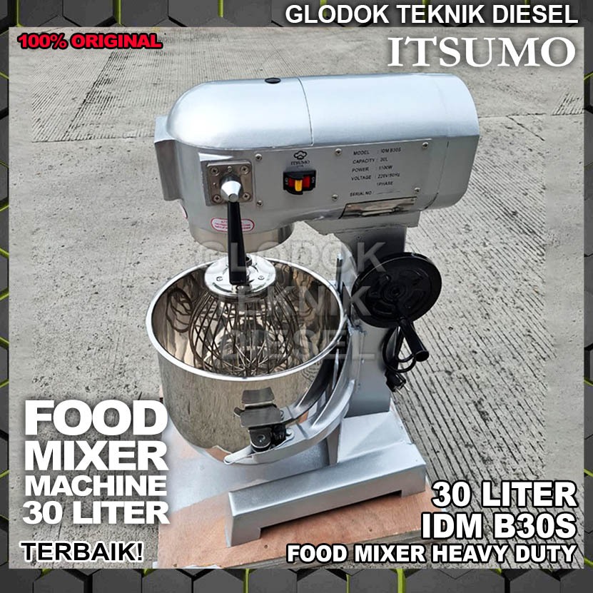 Jual Itsumo Planetary Dough Mixer Mesin Pengaduk Adonan 10 15 20 30 ...