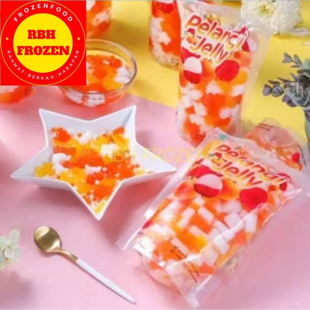 Jual Jelly Pelangi Bentuk Motif /Jeli Rasa Buah Leci 500 Gr | Shopee ...